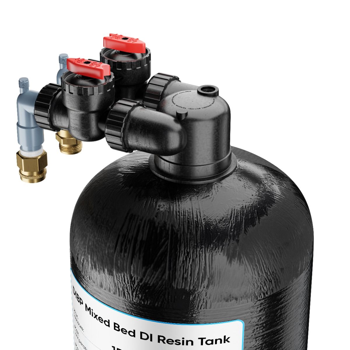 WECO DIBP-0844 Deionizing Resin Tank with LED Conductivity Monitor