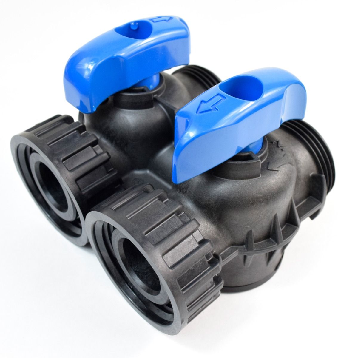 Fleck High Flow Plastic Bypass for 5810 & 5812 Softener & Backwash ...