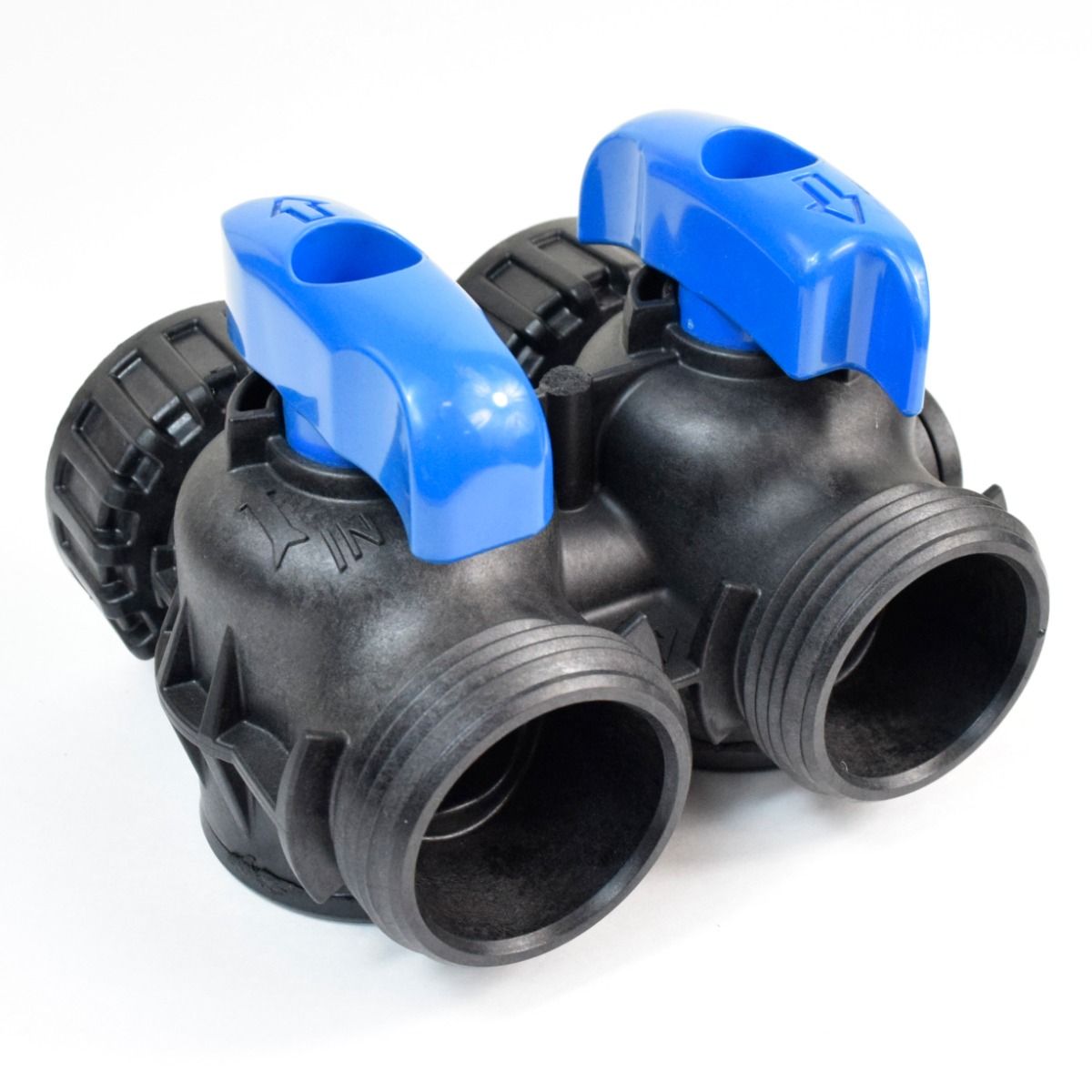 Fleck High Flow Plastic Bypass for 5810 & 5812 Softener & Backwash ...