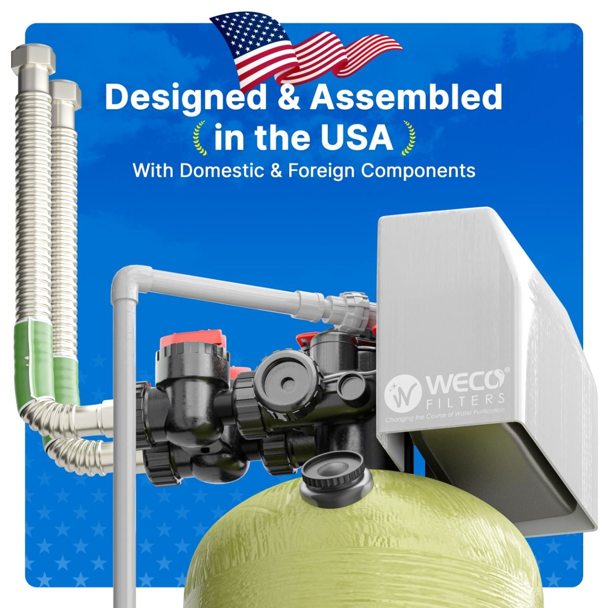 WECO Backwashing Filter with Calcite & Magnesia for pH Neutralization