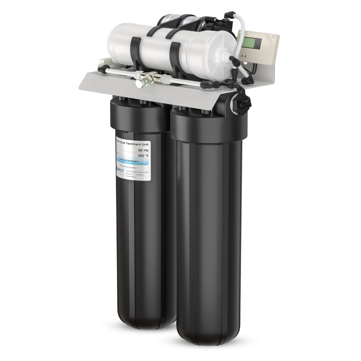 WECO Reverse Osmosis (RO) 500 GPD Water Filtration Unit with Blending ...