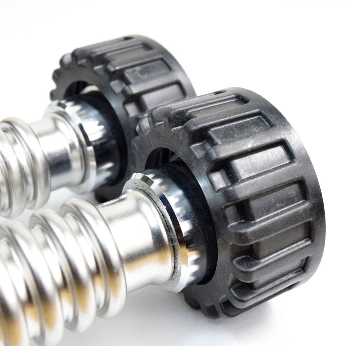 5810 & 5812 Stainless Steel Flex Line Pair (Two) 24 Inches Long x 1" FIP