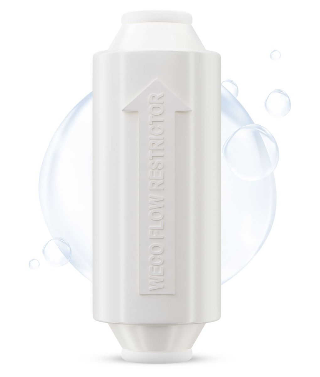 FLOW RESTRICTOR WITH 1/4" EZ Push Connectors