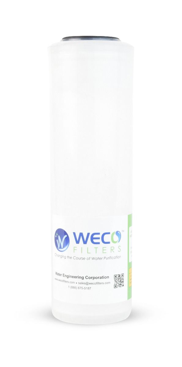 WECO BC-1025 Custom Blend 2 ½ " x 10" Bone Char Drinking Water Filter ...
