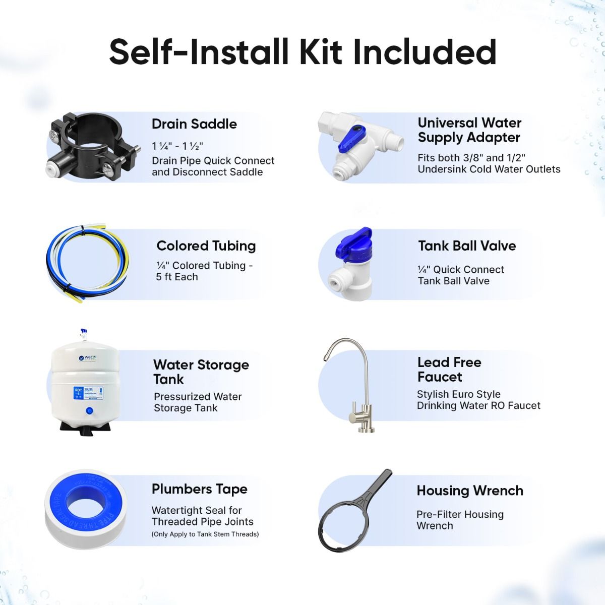 WECO HYDRA Reverse Osmosis Drinking Water Filtration System