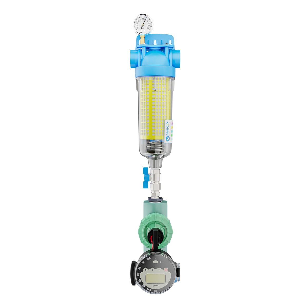 WECO SEDFLUSH-150 Self-Cleaning Whole House Filter System for Sediment ...