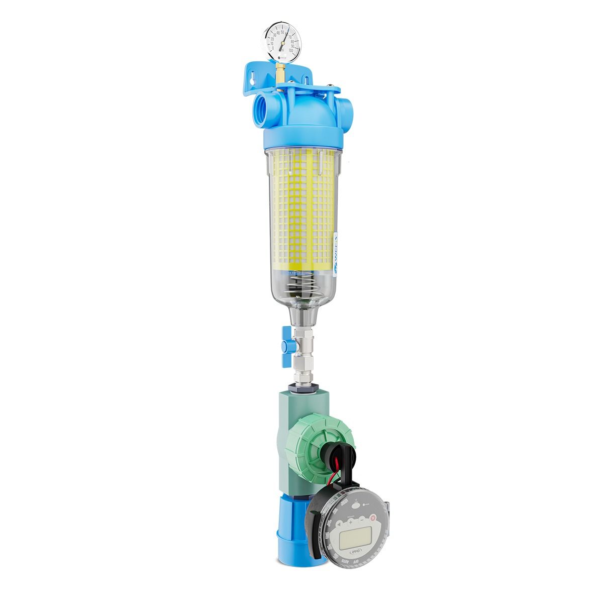 WECO SEDFLUSH-150 Self-Cleaning Whole House Filter System for Sediment ...